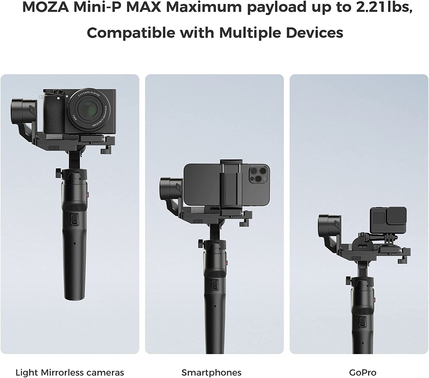 ไม้กันสั่น MOZA Mini P MAX Gimbal กันสั่น 3 แกน สำหรับกล้อง Mirrorless GoProสมาร์ทโฟน ...