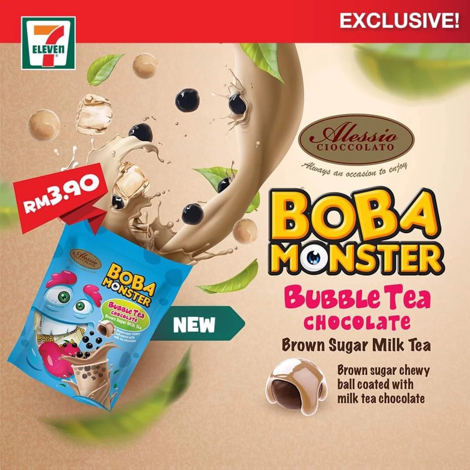 แพ็คคู่สุดคุ้ม ????BOBA Monster Bubble Tea Chocolate Brown Sugar Milk ...
