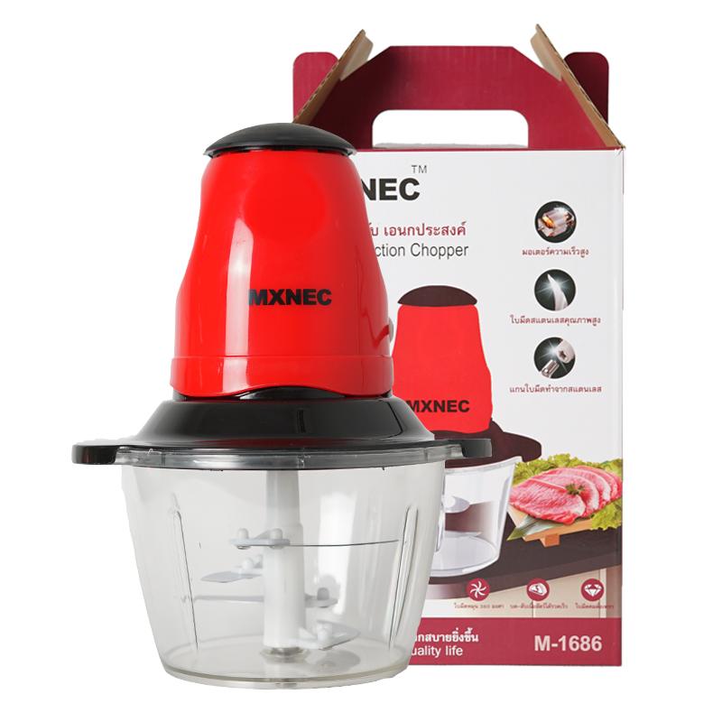 MXNEC เครื่องปั่นไฟฟ้า รุ่น M-1686 เครื่องบดอเนกประสงค์ เครื่องผสมอาหารในครัว เครื่องปั่นบดสับ ...