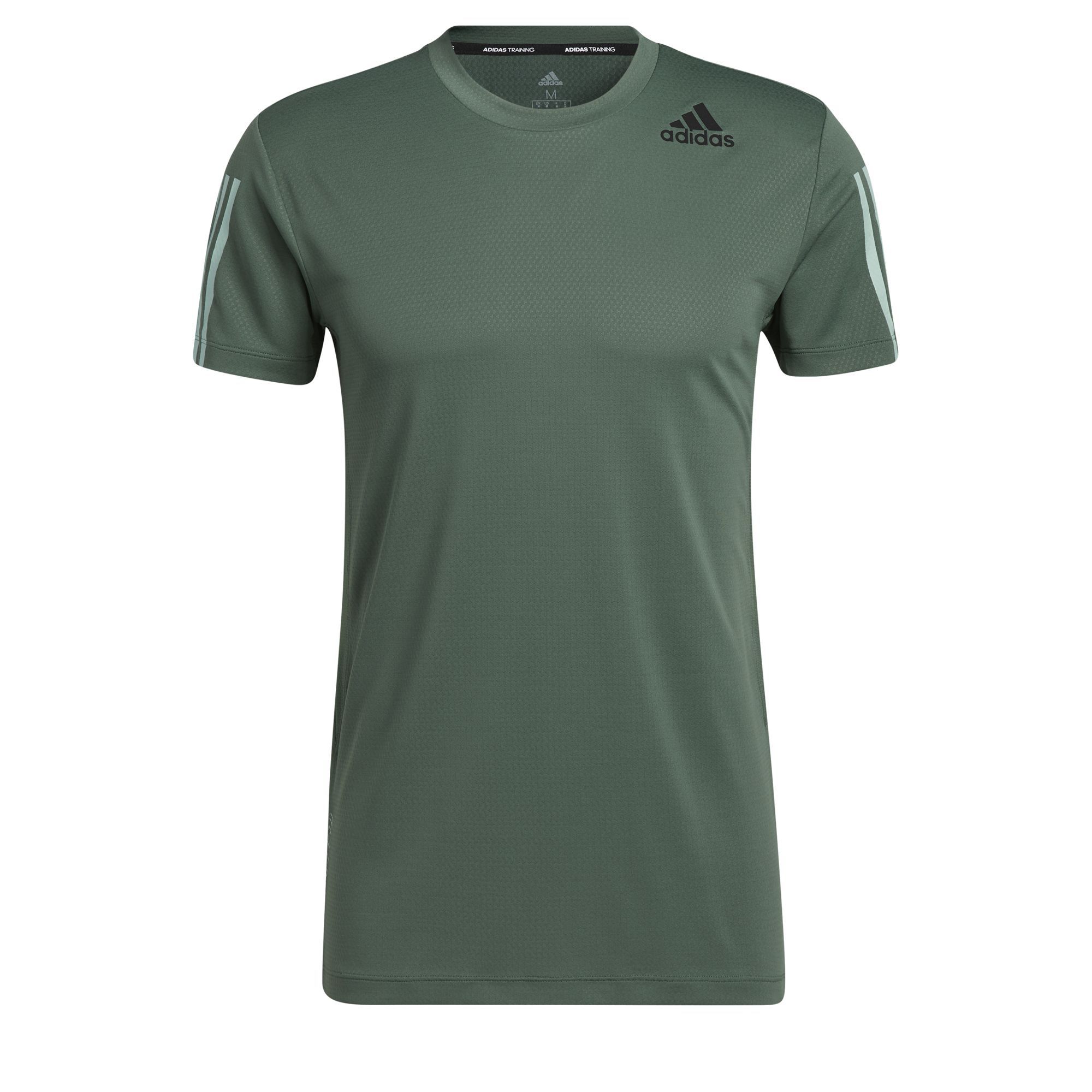 adidas เสื้อยืด Essentials 3-Stripes ผู้ชาย สีดำ GL3732 - adidas - ThaiPick
