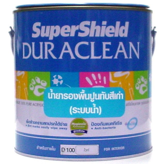 สีรองพื้นปูนเก่า TOA DURACLEAN 1 แกลลอน DURACLEAN 1GL OLD PLASTER ...