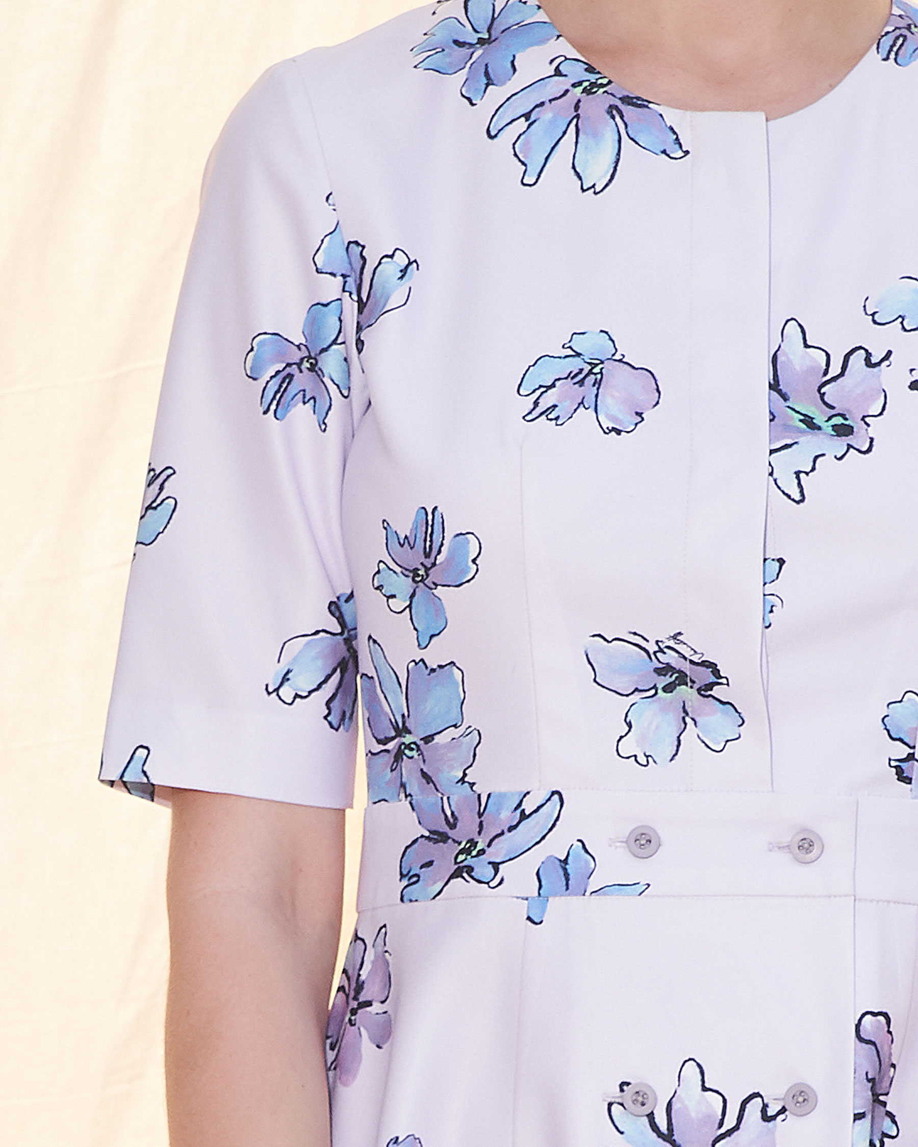 VANNSTOFF Petra Dress เดรสลายผ้า original จาก Vannstoff | Lazada.co.th