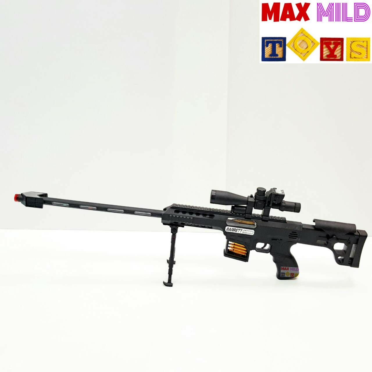 Sniper Barrett M98B Gun ปืนสไนเปอร์ ปืนมีไฟ เสียง ปืนเด็กเล่น | Lazada ...