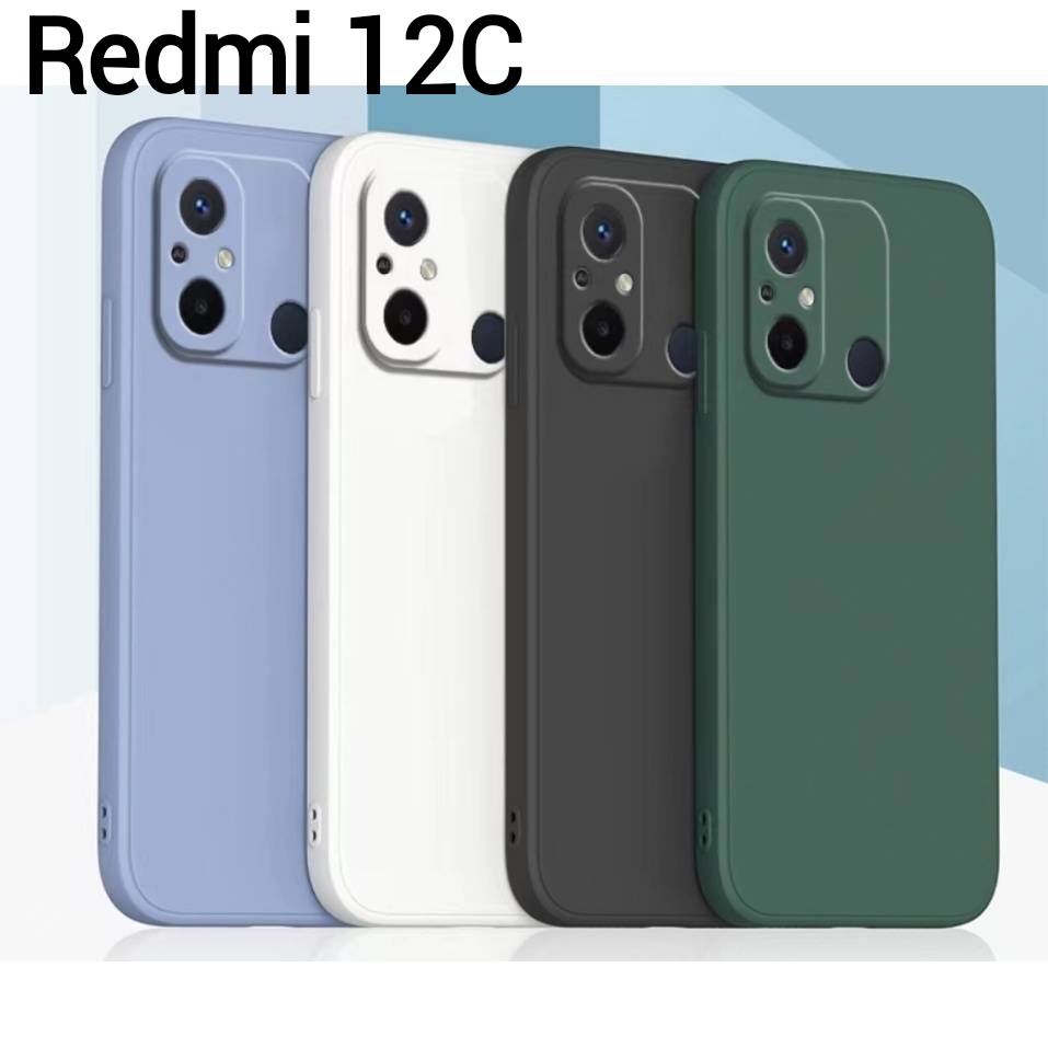 Redmi 12Cตรงรุ่น(พร้อมส่งในไทย)เคสTPUนิ่มสีพาสเทลแบบคลุมกล้องXiaomi ...
