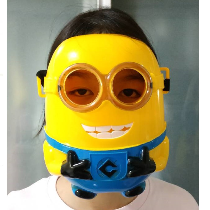 หน้ากาก มินเนี่ยน แบบมีไฟ Minion Mask หน้ากากของเล่นเด็ก สีสวยงาม มีไฟ ...