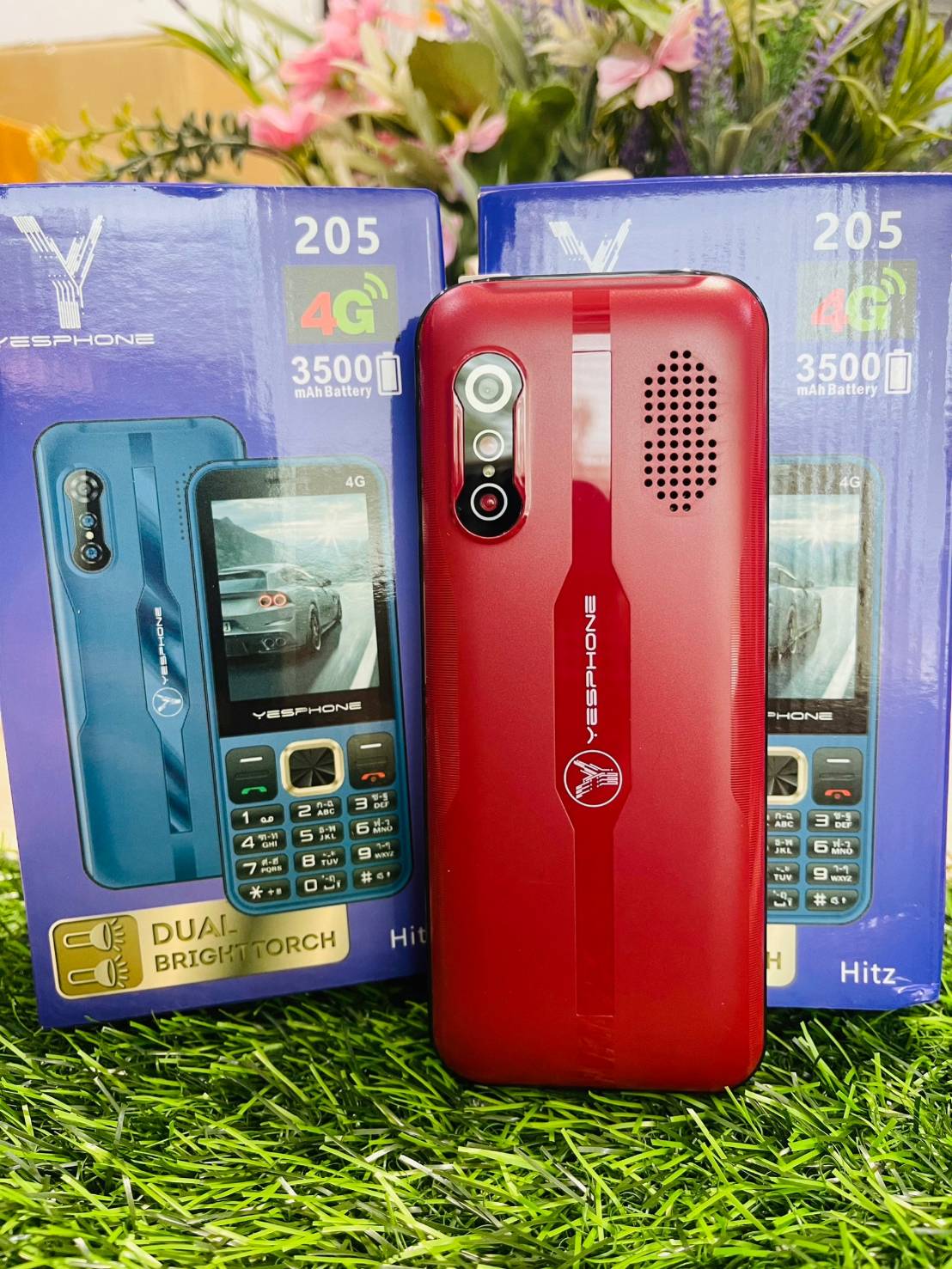 (พร้อมส่ง ส่งฟรี) Yesphone 205 4g ปุ่มกด จอใหญ่ แบตอึด รับประกันศูนย์ ...