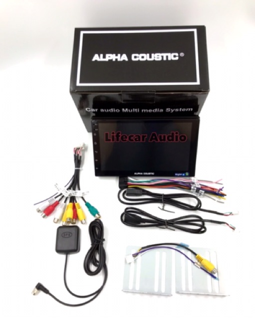 SALE"วิทยุ 2 Din Alpha Coustic เครื่องเสียงติดรถยนต์ระบบ Android วอชั่น10 หน้าจอขนาด7 นิ้ว (จอ ...