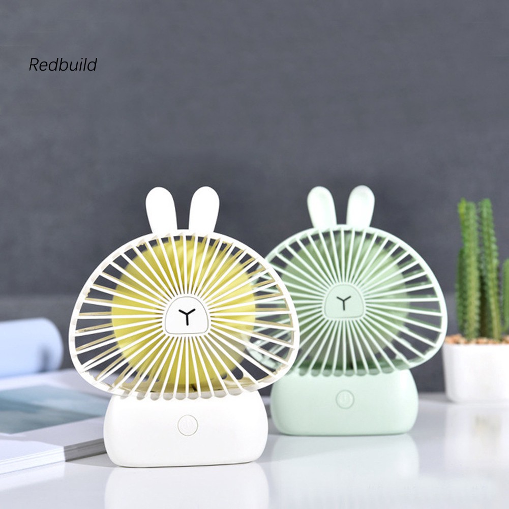 Redbuild-Cute Rabbit LED Night Light USB Charge Portable Mini Cooling ...