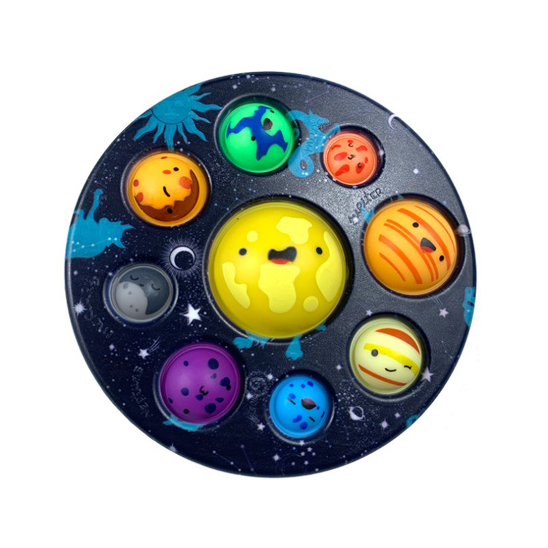 Finger Bubble Eight Planets Solar System Simple Dimple Fidget Sensory ...
