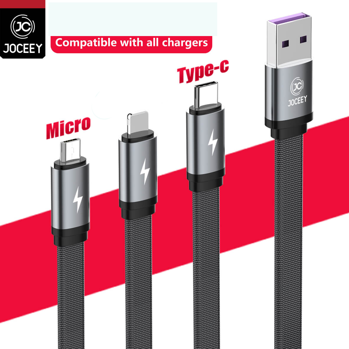 ส่งจากไทย????] สายชาร์จเร็ว Joceey 6A JDC-075 แท้ รองรับ USB Type C ...
