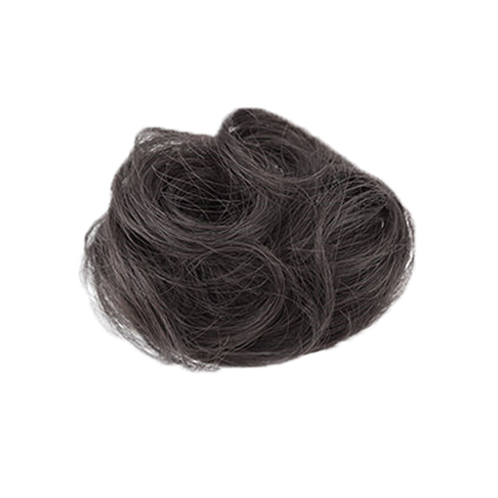 FSDFG โดนัทไฟเบอร์อุณหภูมิสูง4สีที่มัดผมโบว์ผูกผมคลิปหนีบผมสังเคราะห์ ...