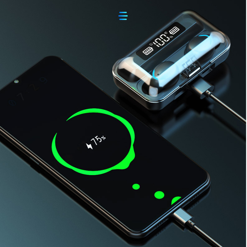 หูฟังบลูทูธ ไร้สาย TWS สำหรับโทรศัพท์ Samsung OPPO vivo Huawei Xiaomi ...