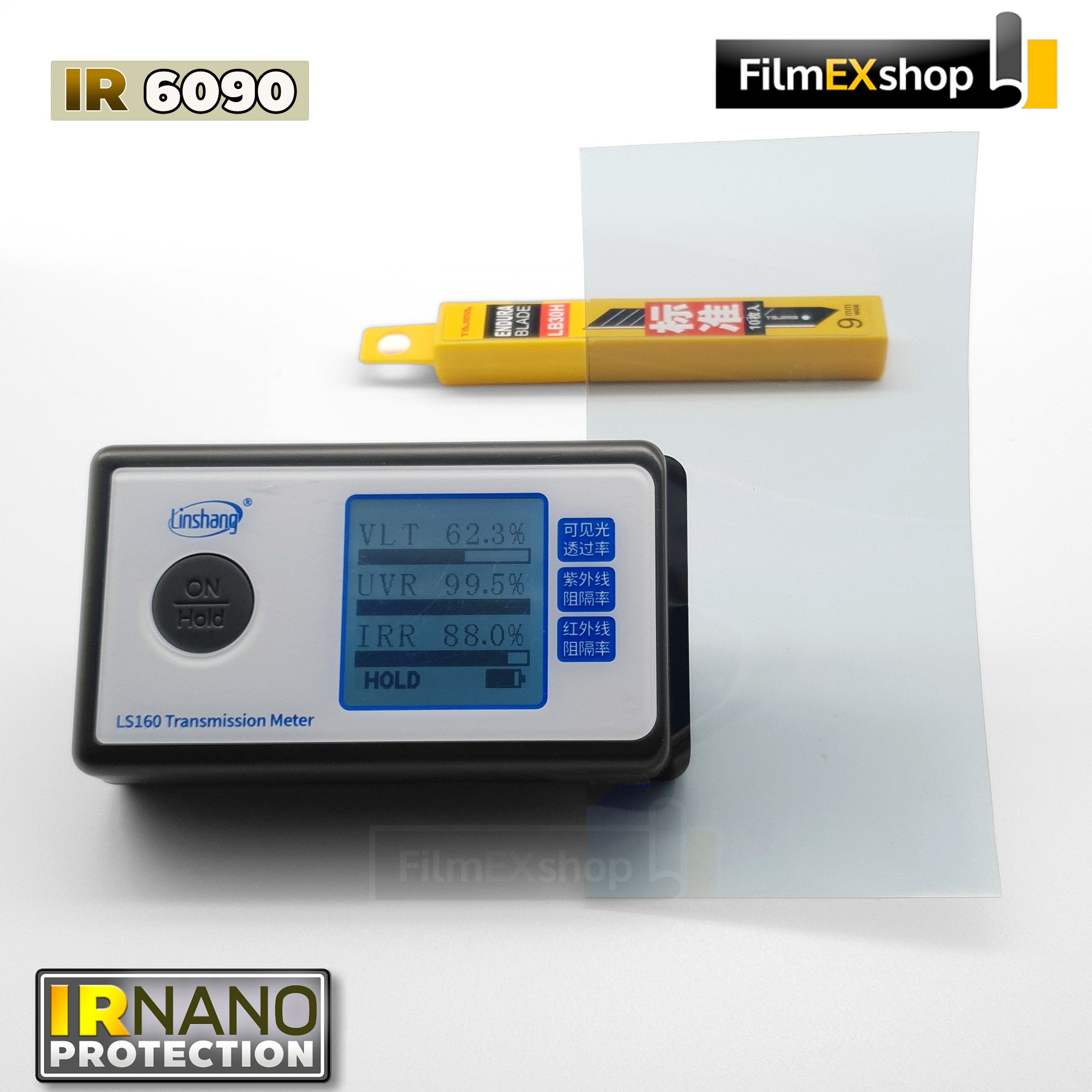 IR6090 Ceramic Nano IR Window Film ฟิล์มกรองแสงรถยนต์ ฟิล์มกรองแสง ...