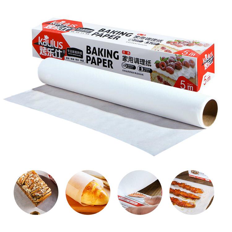 5M/Roll Baking Paper Strong Oil-absorbing Double-sided Silicone Paper ...