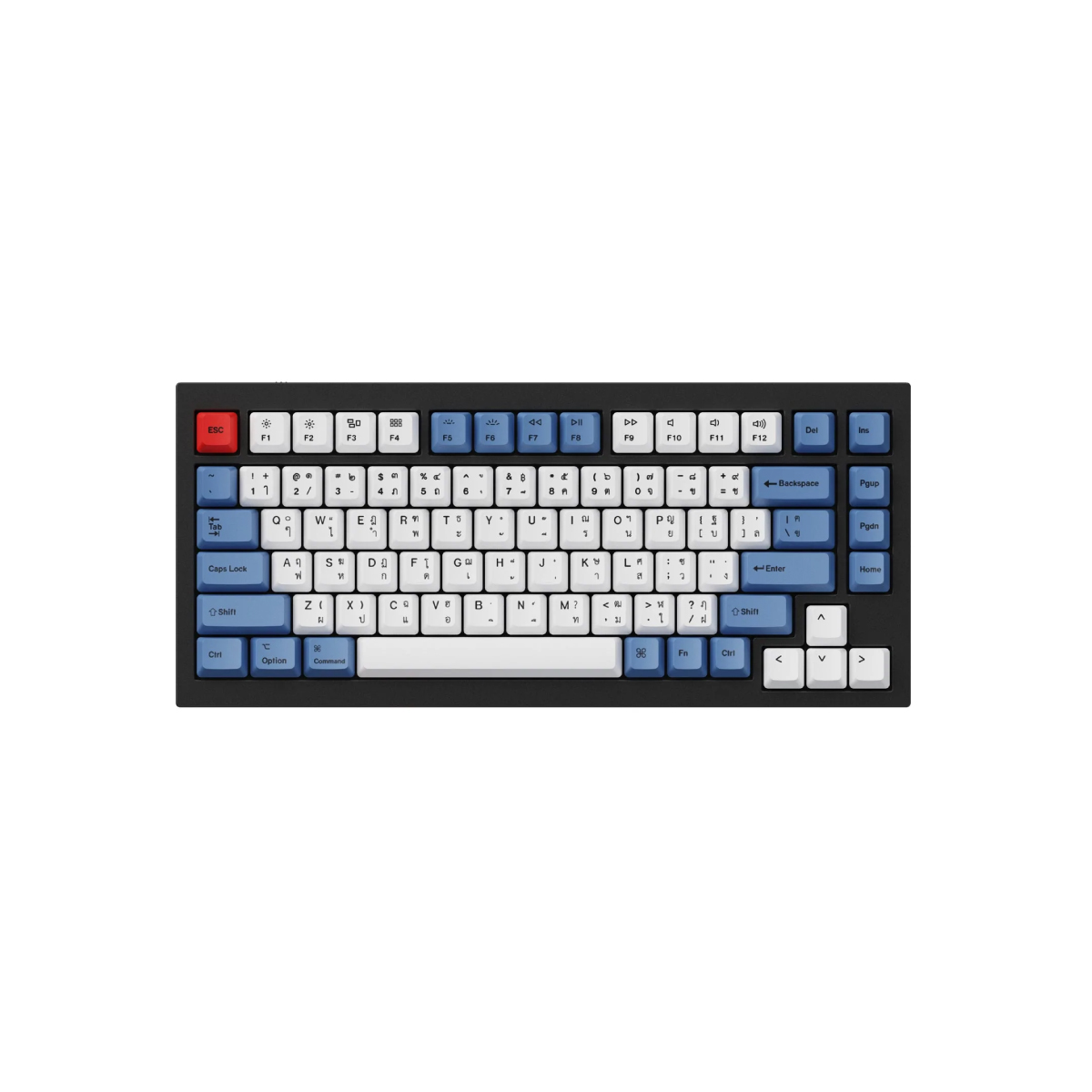 ชุดคีย์แคปภาษาไทย - OEM Dye-Sub PBT Keycap Set สำหรับ V1 Q1 Q2 K2 ...