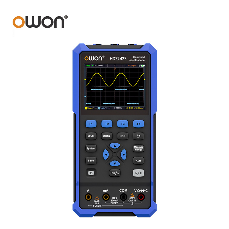 OWON Handheld Oscilloscope Multimeter 2CH 40MHz Bandwidth 20000 Counts ...