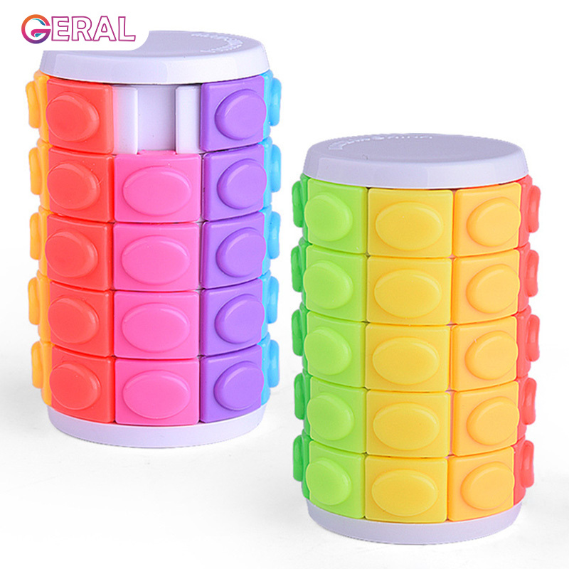 Geral Colorful Magic Tower Puzzle Rotate Slide Puzzle Toy for Kid Adult ...