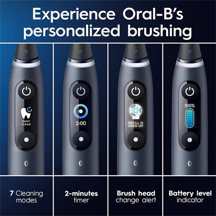 2025 100 genuine Duty-Free shopping Oral B IO9 PLUS Electric Toothbrush with 4 Brush Heads ...