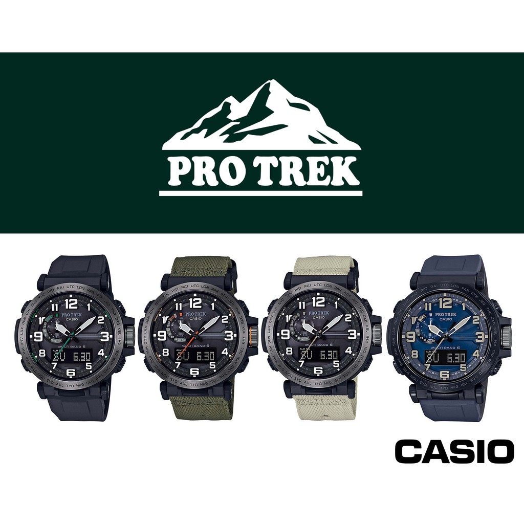 Casio PRO TREK นาฬิกาข้อมือผู้ชาย สายเรซิ่น รุ่น PRW-6600Y-1JF ประกัน 1 ปีเต็ม สินค้าพร้อมกล่อง ...
