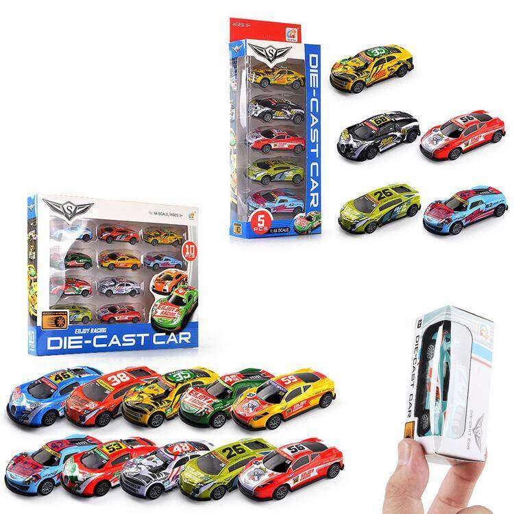 Pull Back Racing Cars Mini Friction Powered Car Toys Mini Metal ...