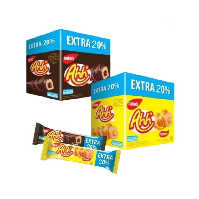 Ahh’ ขนมข้าวโพดอบกรอบเคลือบและสอดไส้ชีส และช็อคโกแลต | Lazada.co.th