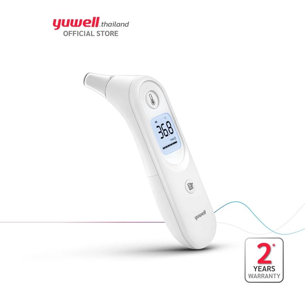 สั่งตรงจากบริษัท Yuwell YHT101 เครื่องวัดอุณหภูมิอินฟราเรด ทางหู ...