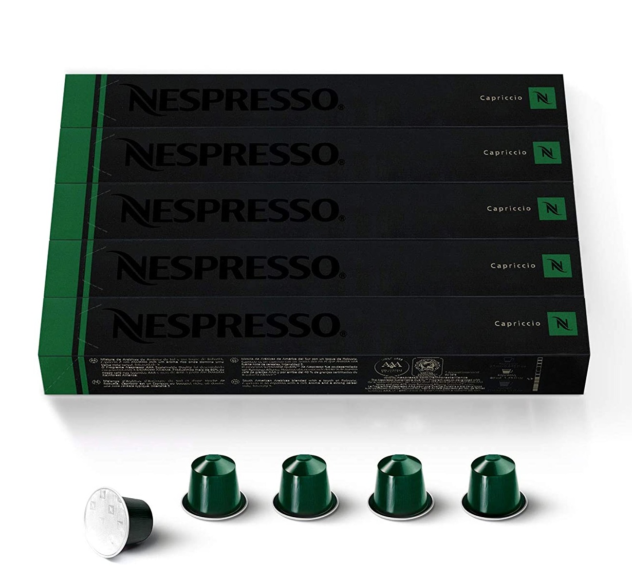Nespresso Espresso & Lungo CAPRICCIO Ground Coffee Capsule เนสเพรสโซ ...
