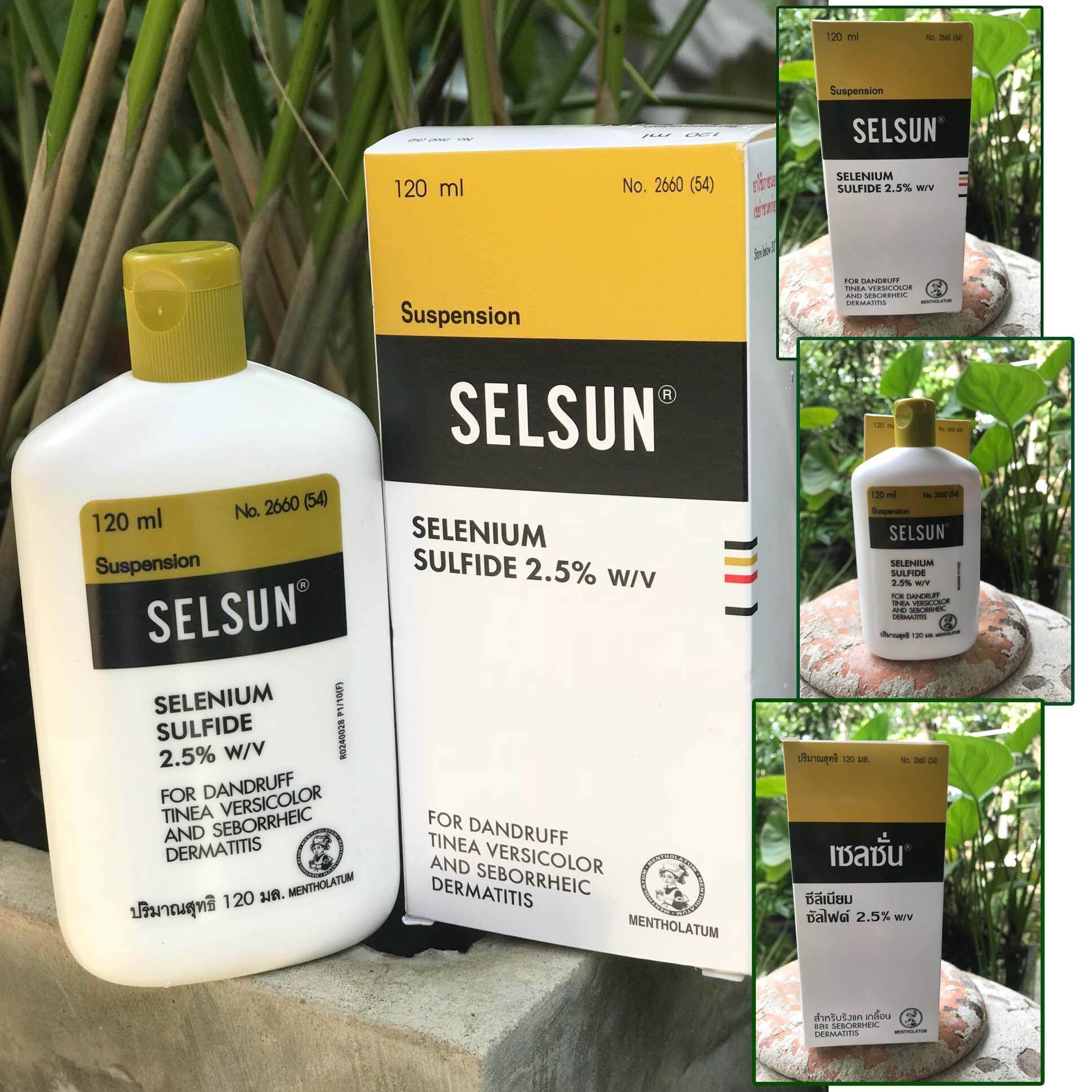 Selsun เซลซั่น แชมพูขจัดรังแค แชมพูเซลซัน sel sun เซลซัน 30 มล. / 60 ...