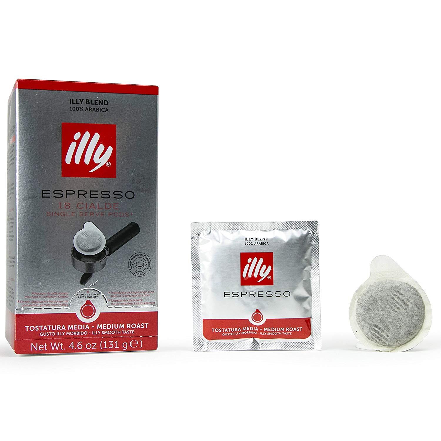 ILLY Espresso Classico ESE pods 100% Arabica อิลลี่ พอด กาแฟคั่วบด ...
