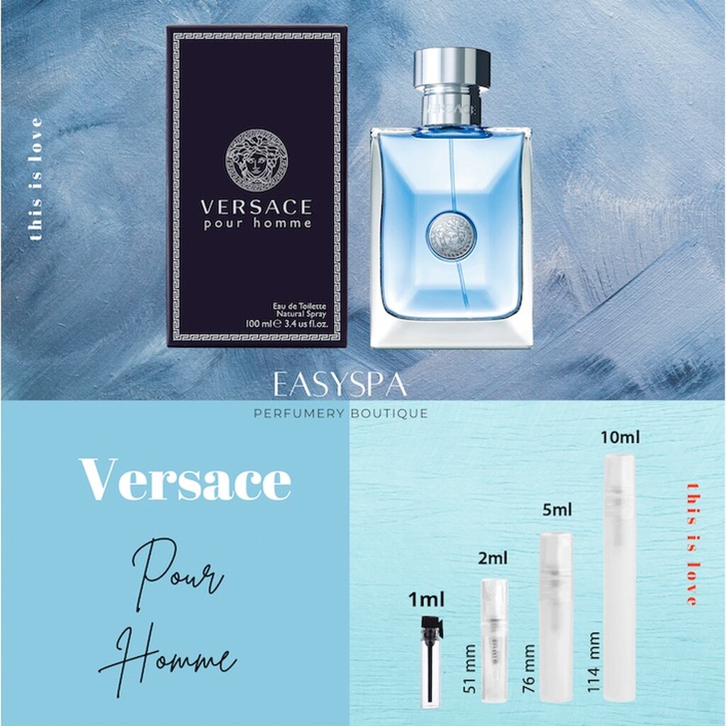 Versace Pour Homme Eau De Toilette 100ml. น้ำหอมแท้ พร้อมกล่องซีล - win ...