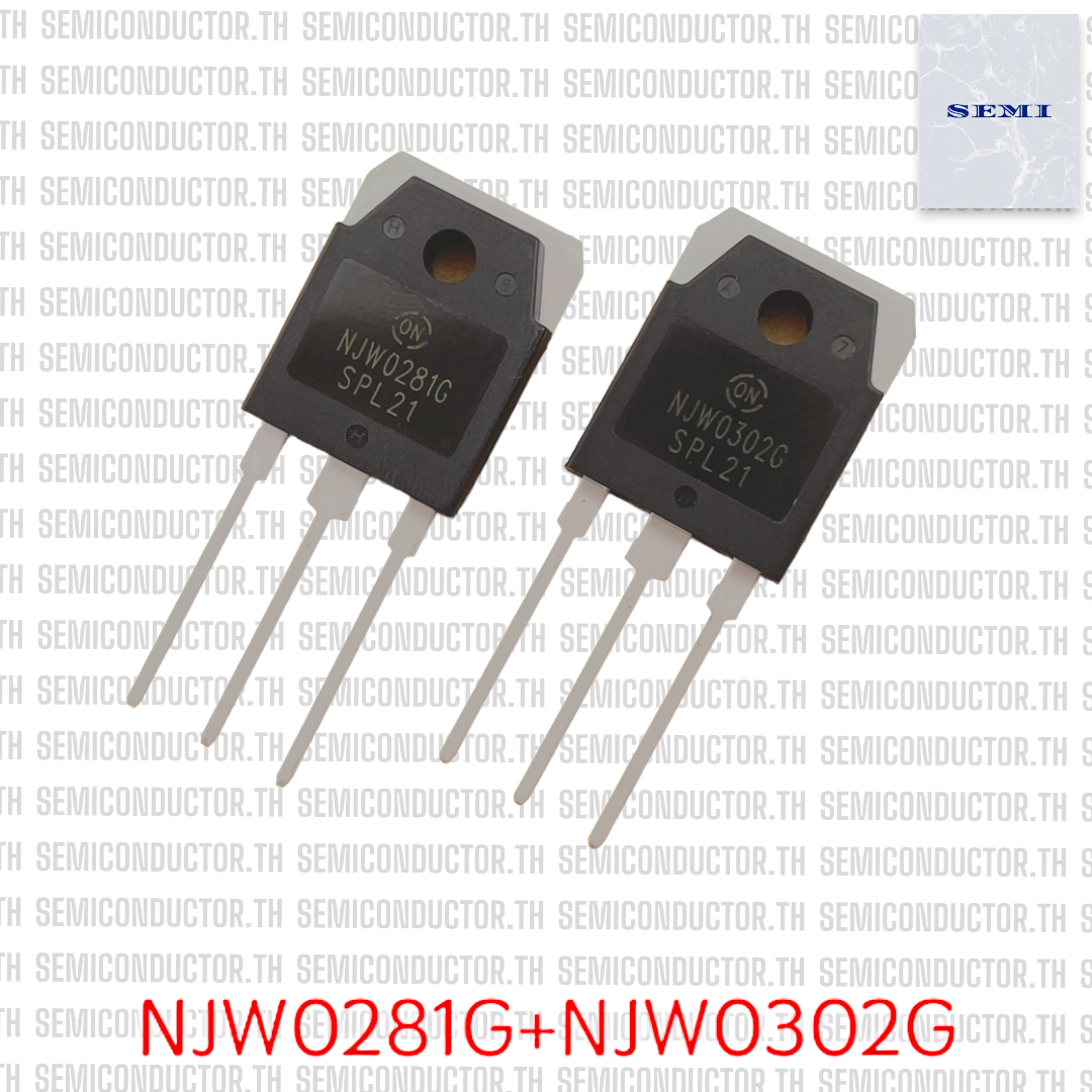 ON NJW0281G NJW0302G Complementary NPN-PNP Power Bipolar Transistor ...