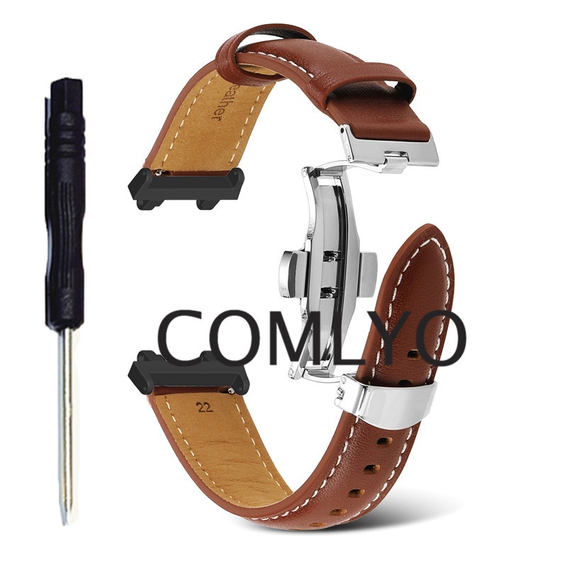 2022 Xiaomi Amazfit T-rex 2 T rex 2 สายสมาร์ทวอทช์ สร้อยข้อมือ หนังแท้ ...