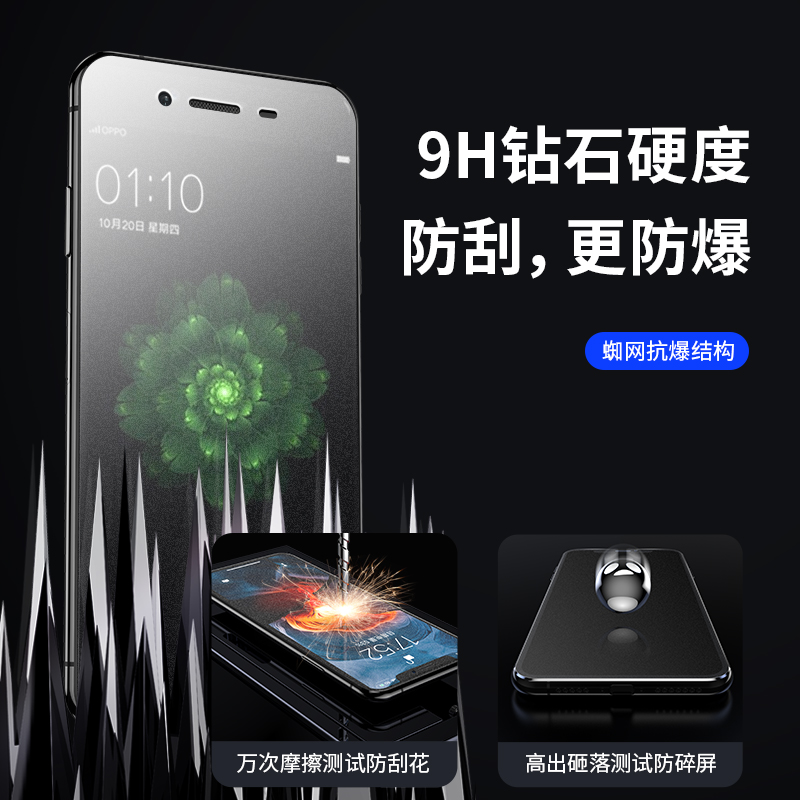 ฟิล์มกระจกนิรภัย oppor9s ฟิล์มครอบเต็มจอ oppor9ผิวด้าน PLUS r9sk /m/tm ...
