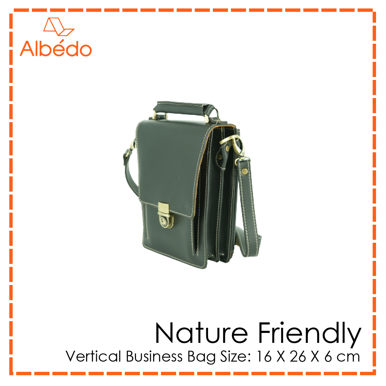 กระเป๋าสะพายข้าง ALBEDO VERTICAL BUSINESS BAG รุ่น NATURE FRIENDLY ...