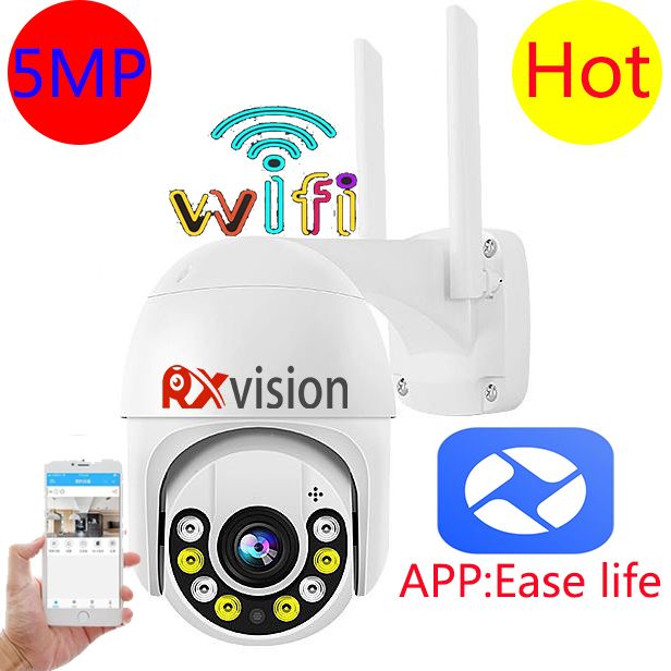 HOTAPP Ease Life 2.4G WIFI กล้องวงจรปิด กล้องวงจรปิดไร้สาย อยู่ไกลแค่ไหนก็ดูได้ Full HD 5MP ...