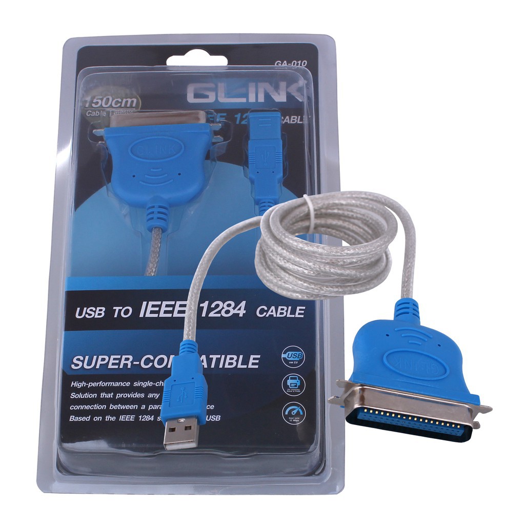 Converter USB TO Parallel IEEE1284 25Pin GLINK (GA011) อุปกรณ์สายสัญญาณ ...