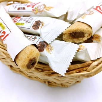 ขนมเกาหลี grain crispy roll choco คริสปี้โรล KEMY ธัญพืชแท่ง สอดใส้ ...