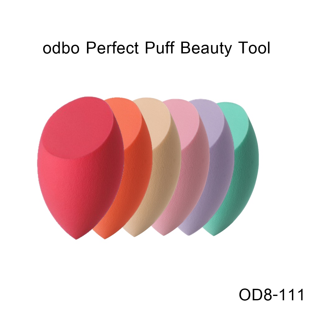 Odbo Perfect Puff Beauty Tool OD8-111 ฟองน้ำรูปไข่ โอดีบีโอ ฟองน้ำแต่งหน้า เบลนด์เมคอัพ คละสี ...