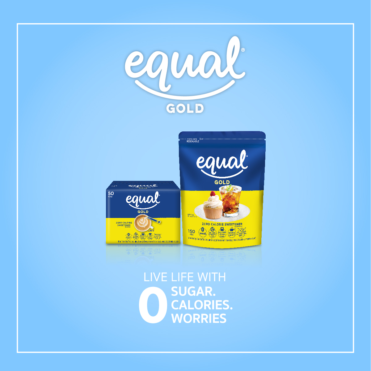 12 ถุง Equal Gold 150 g. อิควล โกลด์ ผลิตภัณฑ์ให้ความหวานแทนน้ำตาล ถุง ...