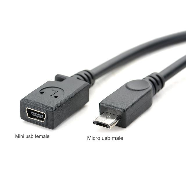 Usb Adapter Cable Mini 5 Pin Female 8 Pin Female Micro Usb Cable - Mini ...