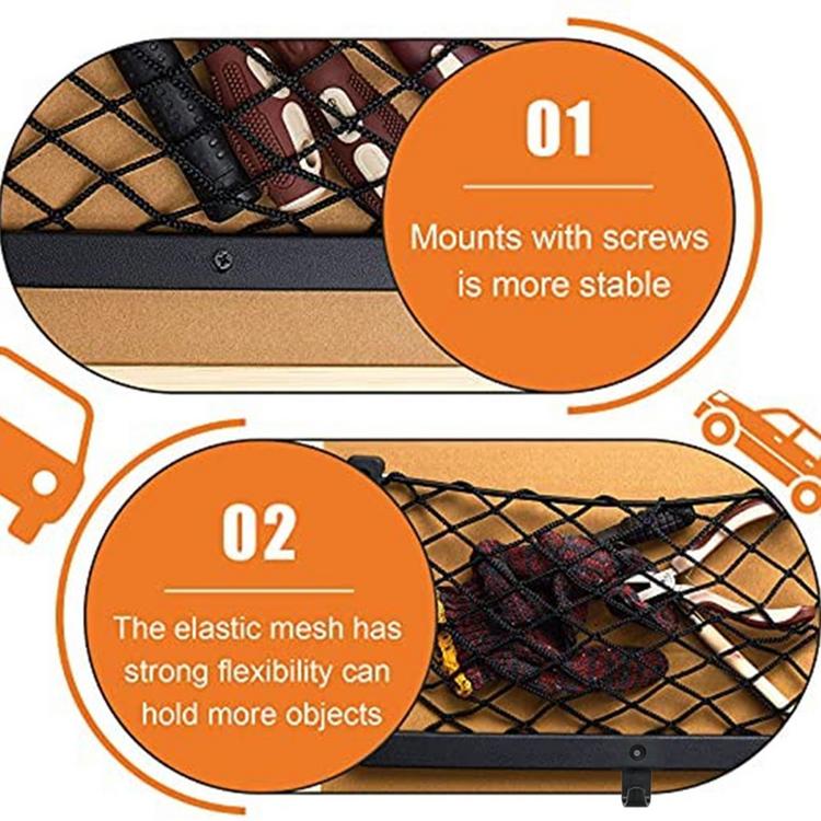 Car Net Pocket for Back Seat Auto Mesh Net Holder Pocket Organizer for ...