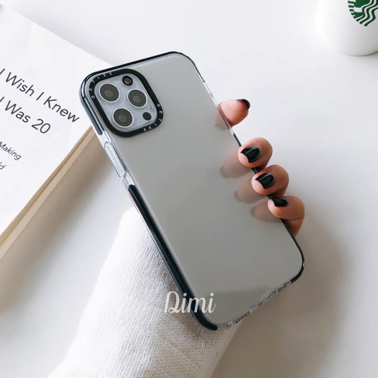 เคส TPU ขอบดำ TIFY สำหรับไอโฟน6 6s i76plus 7plus 8plus i11 11pro ...