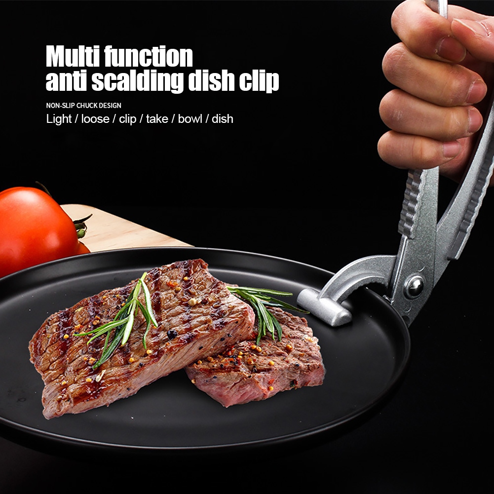 Dish Plate Lifter Retriever Kitchen Tool Non Slip Tongs Restaurants ...