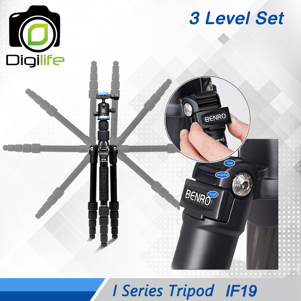Benro Tripod IF19 ขาตั้งกล้อง อเนกประสงค์ Monopod กลับหัวได้ - Digilife Thailand - ThaiPick