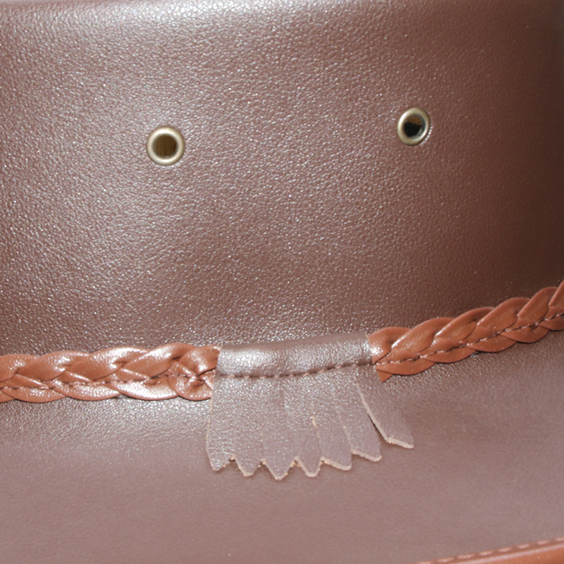 Retro Summer Large 59CM Size Single Layer Genuine Leather Casual Men ...