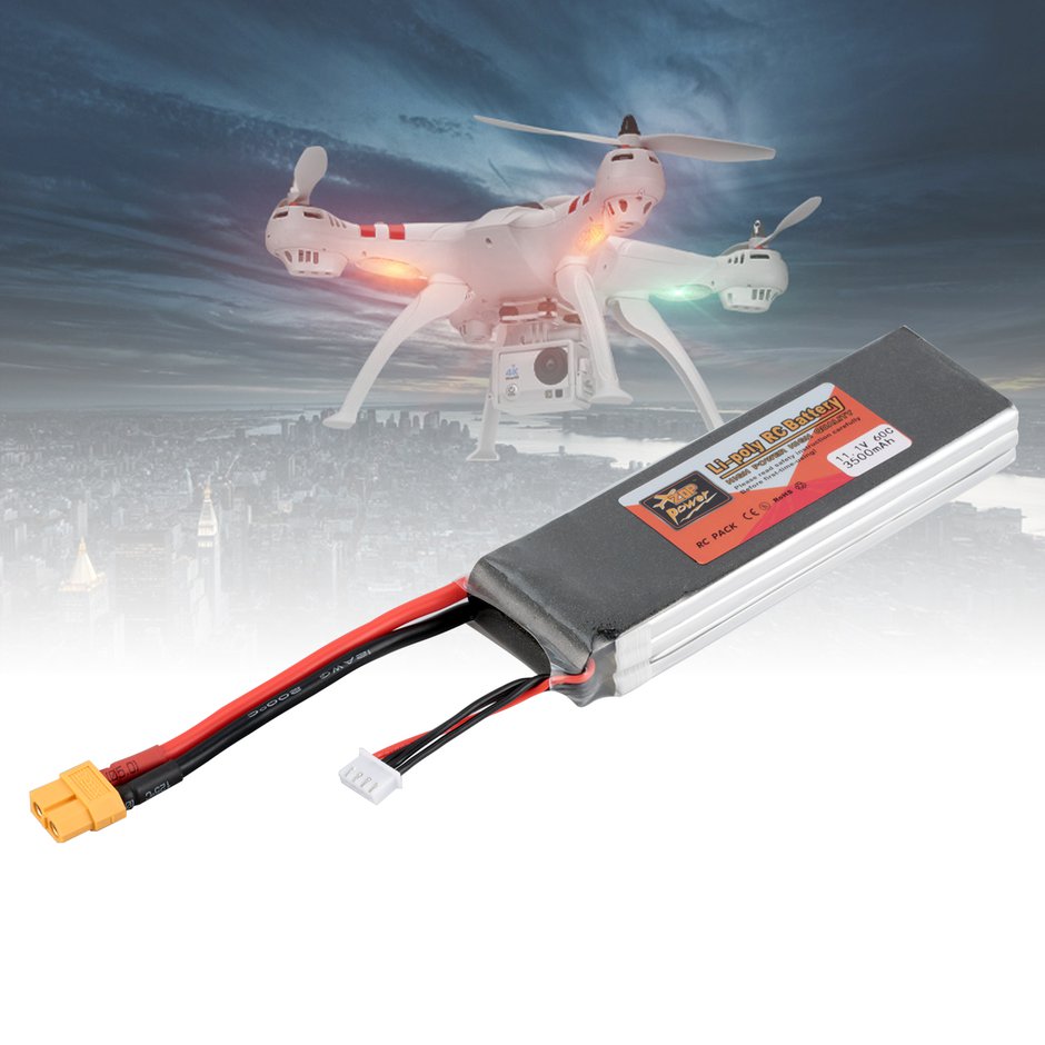 Gozee Magic ZOP Power 11.1V 3500mAh 60C 3S 1P Lipo batery XT60 plug for ...