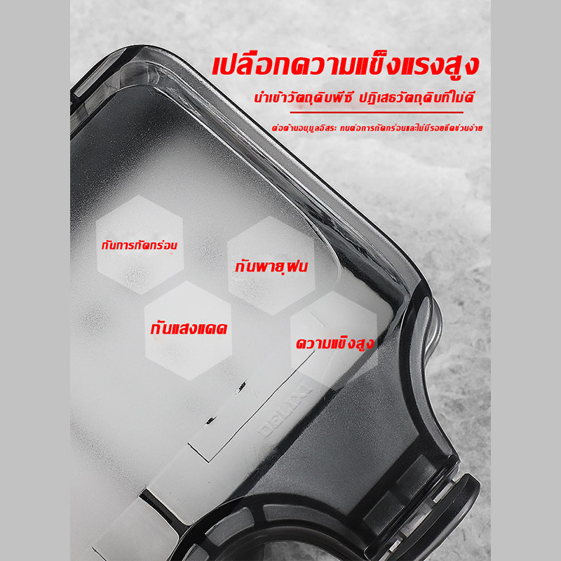 EK22 ปลั๊กไฟ ปลั๊กไฟกันน้ำ 6รู/5รู วัสดุพีซี มีสวิตซ์เปิดปิด พร้อมฝา ...