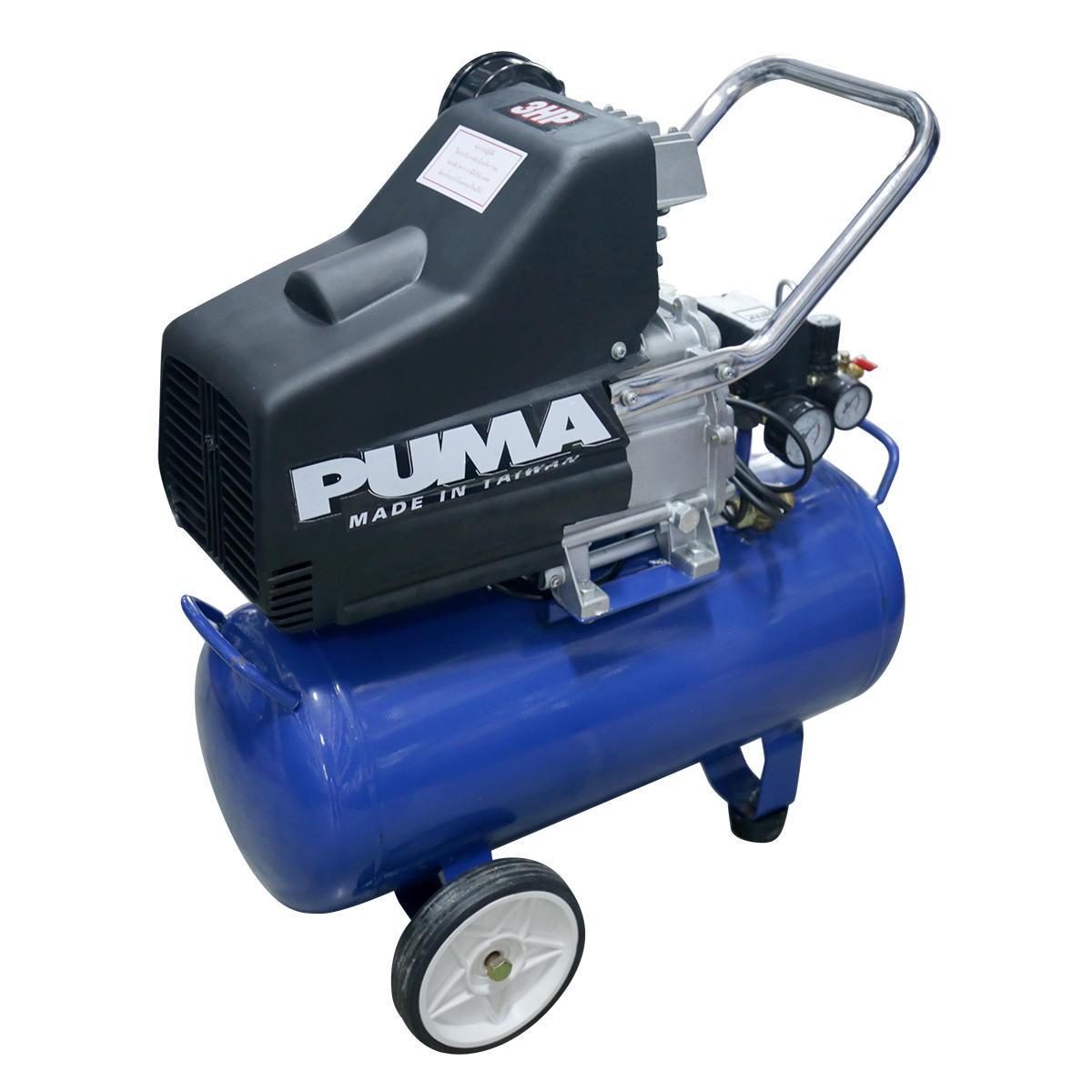 PUMA ปั๊มลมโรตารี่ รุ่น XM-2525 ขนาด 25 ลิตร 3 แรงม้า สีน้ำเงิน ...
