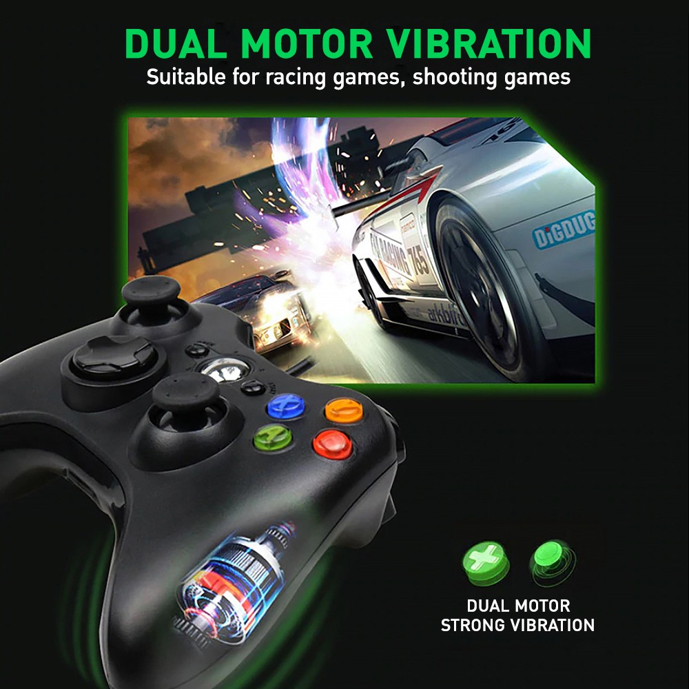 GAMEPAD CONTROLLER U-306 Oker จอยเกมส์ XBOX หัวเสียบ USB รุ่น U-306 4 ...