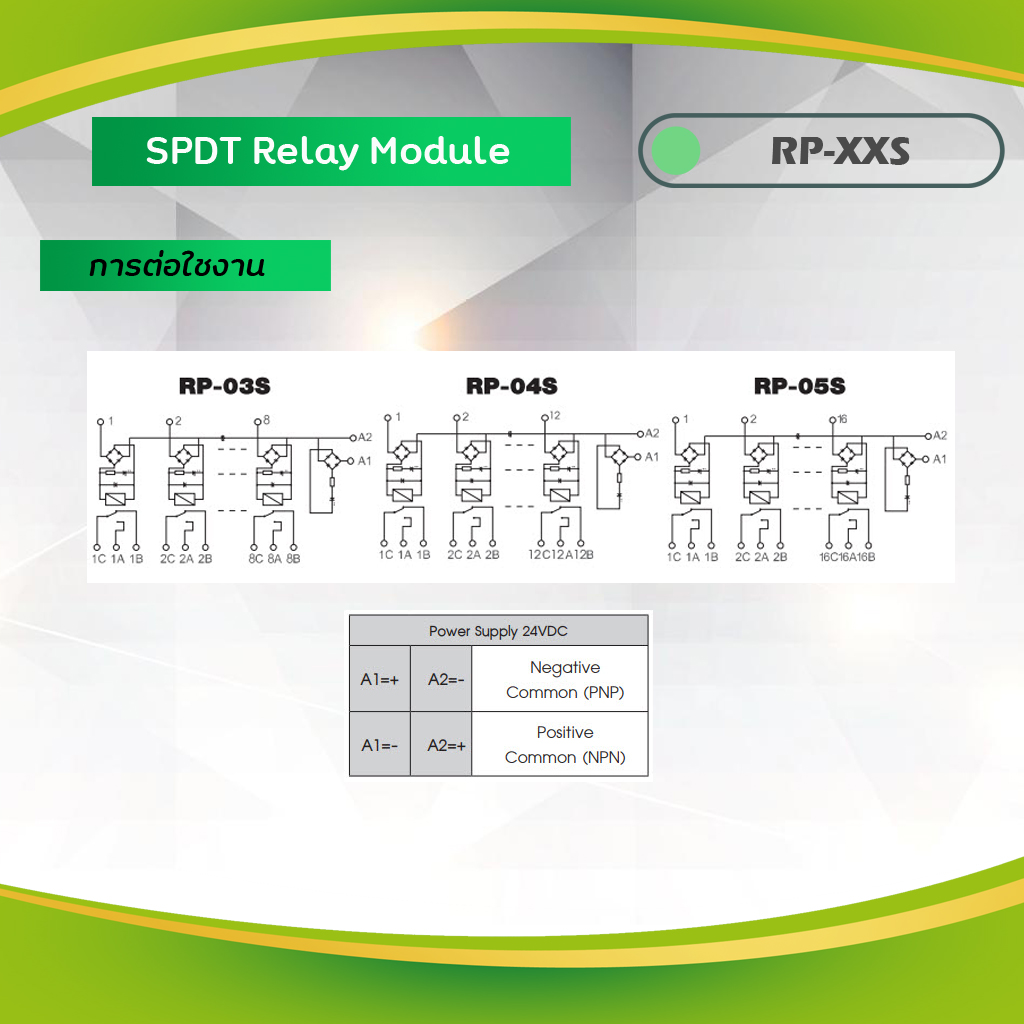 Relay Module 10A 24VAC/DC "Primus" RP-XXS - บริษัท ไพรมัส จำกัด - ThaiPick